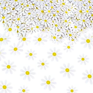 Keaziu 250PCS Daisy Confetti Flower Table Confetti Bridal Baby Shower Decorations Engagement Party Decorations
