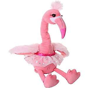 Dancing Flamingo Toy - Interactive Toddler Toys - Cute and Soft Singing Stuffed Live Animals for Baby - Little Live Pets Baby Girl Toys- Stuffed Plush, for Girls and Boys 3+