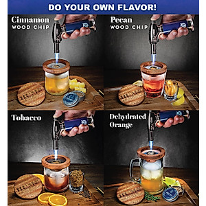 Whiskey Smoker Kit, Cocktail Smoker Kit, Dad Gifts, Gifts for Dad, Old Fashioned Smoker Kit, Bourbon Smoker Kit, Mens Gifts, Old Fashioned Kit, Cocktail Kit, Bourbon Gifts for Men (No Butane)