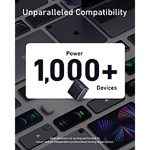 150W USB C Charger, Anker 747 Charger ( GaNPrime), 4-Port Fast Compact Foldable Gan Charger for MacBook Pro/Air, iPhone 14/Pro, iPad Pro, Dell XPS 13, Galaxy S22/S21, Note 20/10+, Pixel and More