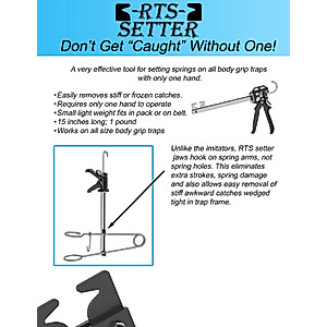 Heavy Duty Body Grip Trap Setter - Sets 110 to 330 Body Grip Traps with 1 Hand