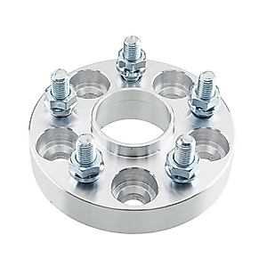 TRIBLE SIX 2PCS 5Lugs 1" 25mm Wheel Spacers 5X4 5x100mm 54.1mm Bore with 12x1.5 Studs Compatible with 2009-2017 CT200h 2003-2016 Corolla 2003-2013 Matrix 2004-2009 Prius 1998-2005 Celica