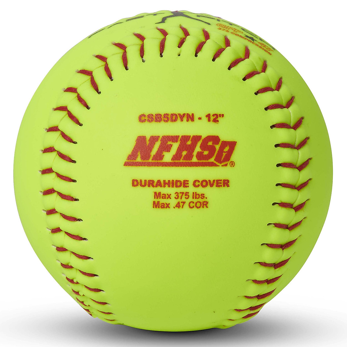 Champro NFHS Synthetic Cover, Red Set (Optic Yellow) (Pack Of 12)