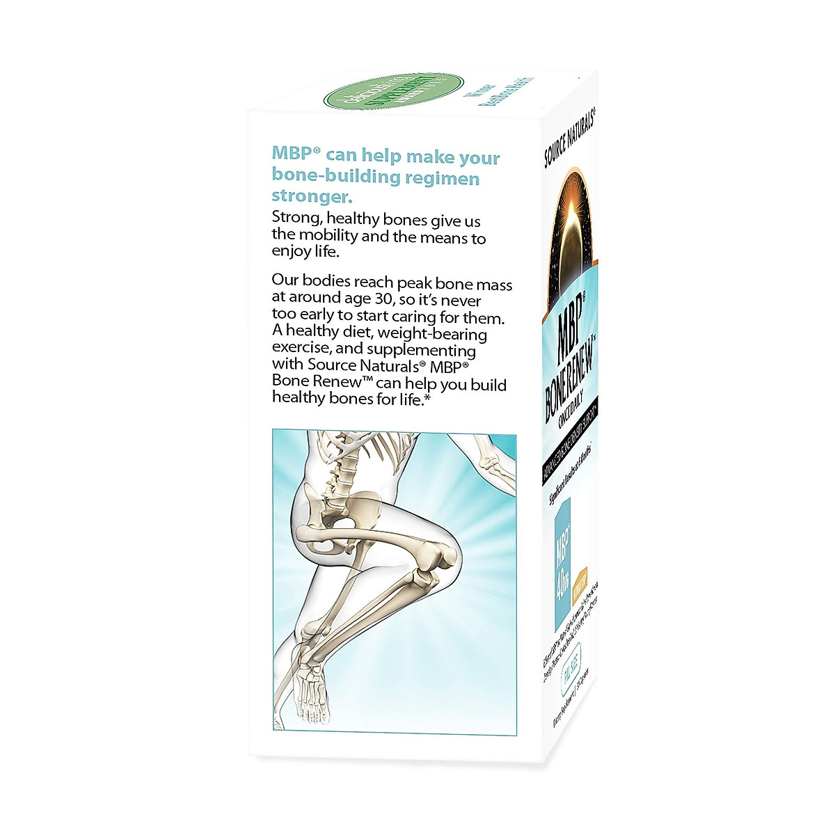 Source Naturals MBP Bone Renew - Milk Protein for Advanced Density Support - 30 Capsules