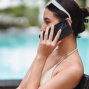 JHWVVTF for Moto G 5G 2022 Wallet Case, Card Holder Leather Kick-Stand, Wrist Strap, Magnetic Closure, Shockproof Protective Pattern Flip Cover (Black)