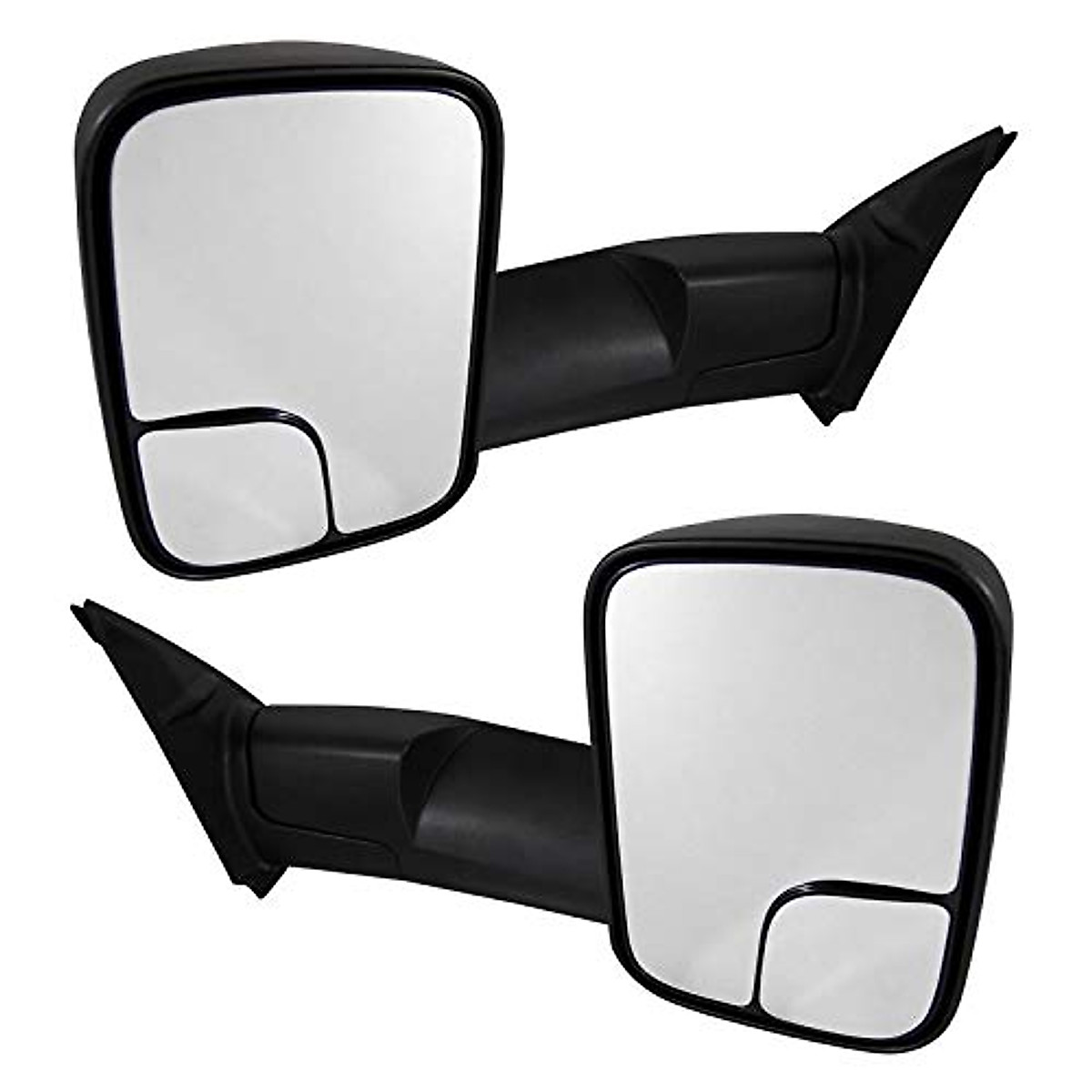 Trail Ridge Towing Mirror Power Heated Textured Black Pair Set for Tacoma New