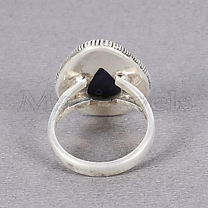 Pear Shape Lapis Lazuli Ring, September Birthstone Ring, Stackable Fashion Ring, Minimalist Ring, Bohemian Ring, Handmade Silver Ring, Women’s Gift Ring, Halloween, Gift For Girls, Lapis Lazuli Ring