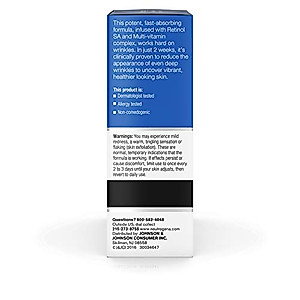 Neutrogena Ageless Intensives Anti-Wrinkle Deep Wrinkle Face Serum Treatment with Retinol SA & Multi-Vitamins to Reduce Crow's Feet, Laugh Lines, & Under Eye Wrinkles, 1 fl. oz