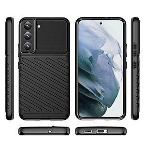 For Samsung Galaxy S23 Protective Case, Shockproof Phone Case - Fall Protection Phone Case Upgraded Shock Absorbing Flexible TPU Protective Phone Case For Galaxy S23 5G Protective Case 6.1 "- Black