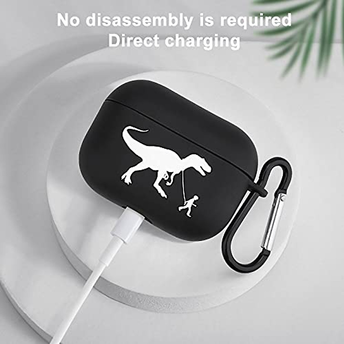 T-Rex Pet Dinosaur Case for Apple AirPods Pro Headset Cover Headphone Protective Shockproof Cover Cases