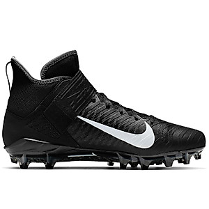 Nike Men's Alpha Menace Pro 2 D Football Cleats - Black/White,13M US