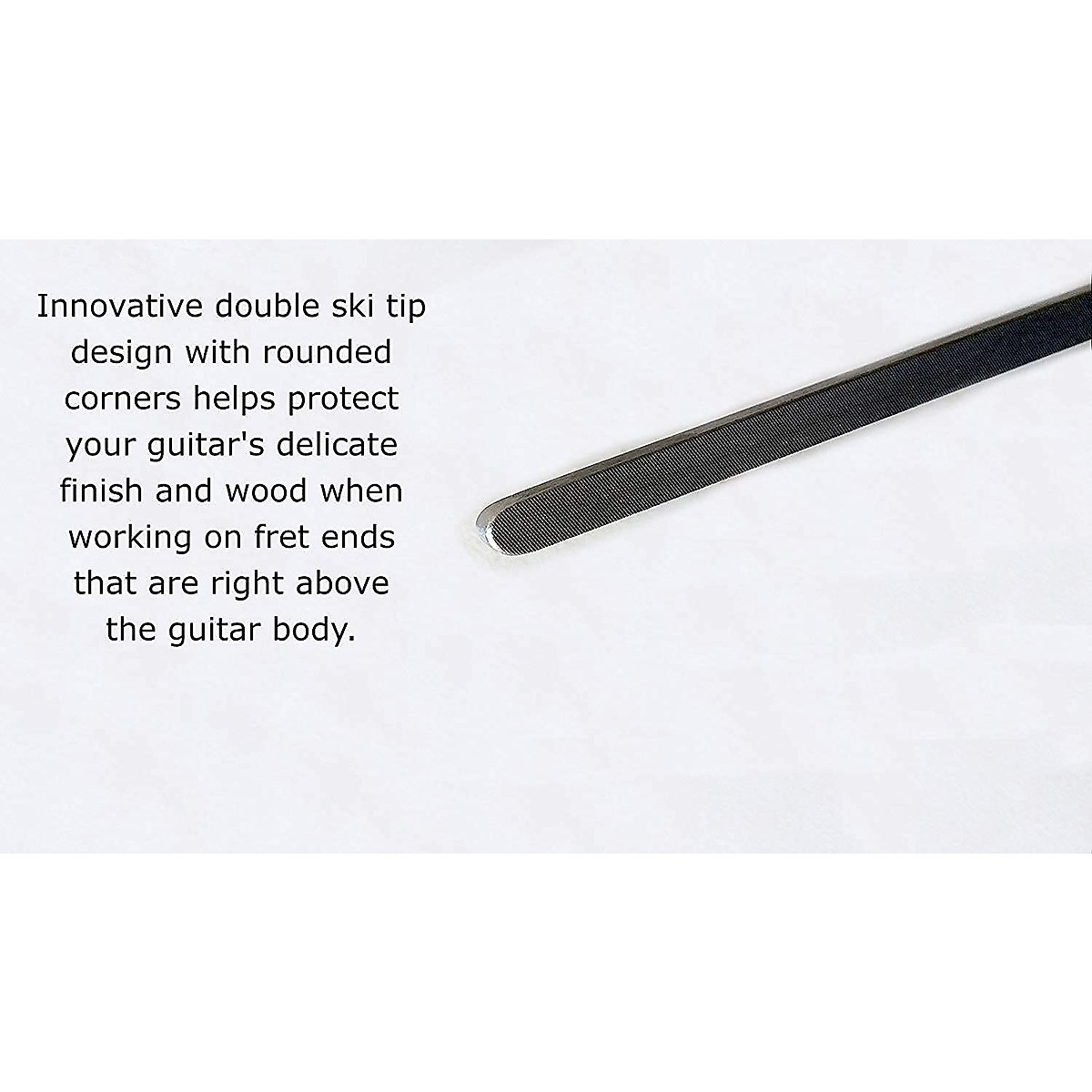 FretGuru Ultimate Fret End File 2 - Fix Sharp Fret Ends, Fret Sprout, Fret End Dressing File Pro Luthier Tool Guitar Tech [FINALLY AVAILABLE AGAIN - ADVANCED NEW DESIGN SHIPPING NOW]