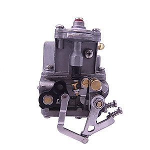 Boat Motor 853720T15 853720T21 8M0109535 Carburetor Assembly for Mercury Marine Mercruiser Quicksilver / 5040597 for Evinrude Johnson OMC BRP Outboard Engine 15HP 4-Stroke, Remote Model