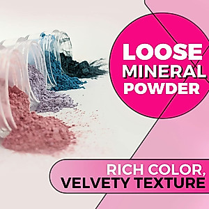 Concrete Minerals Eyeshadow, Silky- Smooth and Highly Pigmented, Longer-Lasting With No Creasing, 100% Vegan and Cruelty Free, Handmade in USA, 8 Grams Loose Mineral Powder (Mermaid)