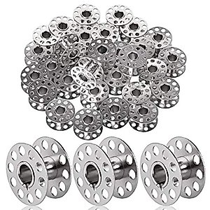 Mr. Pen- Bobbins, Metal Bobbins, 32 Pack, Bobbins for Sewing Machine, Bobbins for Brother Sewing Machine, Bobbins for Singer Sewing Machine, Sewing Machine Bobbins, Sewing Machine Accessories