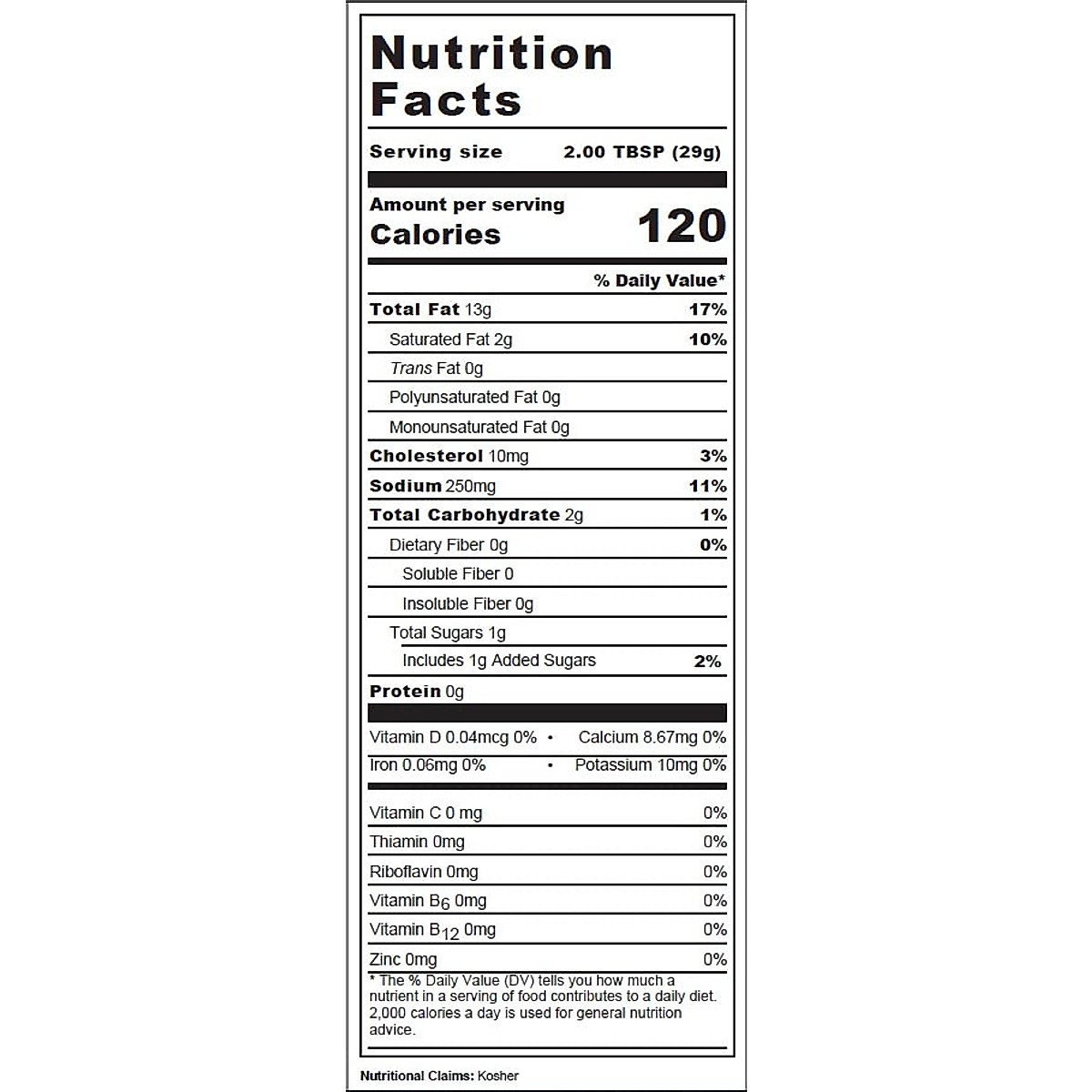 Original Ranch Dressing | Kosher | 1 Gallon