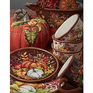 Certified International Harvest Blessings 16 oz. Mug, Set of 4, Multicolor