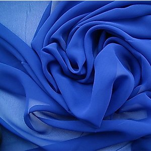 58/60 inch Royal Chiffon Fabric by The Yard