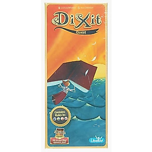 Dixit Quest Board Game - Expand Your Imagination with 84 New Cards! Creative Storytelling Game, Fun Family Game for Kids & Adults, Ages 8+, 3-6 Players, 30 Minute Playtime, Made by Libellud