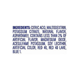 Crystal Light Sugar-Free Strawberry Orange Banana Low Calories Powdered Drink Mix, 72 Count Pitcher Packets