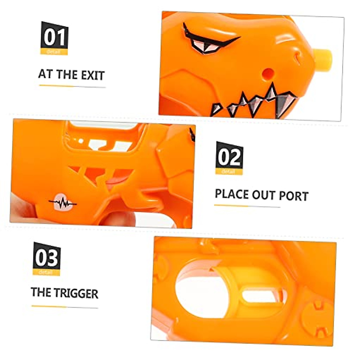 SAFIGLE Kids Robot Toy 6 pcs Sugar New for Ups Toy Shape Kids Dessert Gift Year Stand Robot Candy Electric -ups Surprise Birthday Party Prank Orange Colored Toys Creative