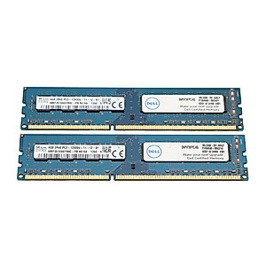 2 x 4GB (8GB Total) Hynix HMT351U6EFR8C-PB 4GB PC3-12800U Desktop Memory