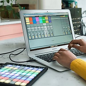 Novation Launchpad Mini [MK3] — Portable MIDI 64-Pad, USB Grid Controller for Ableton Live and Logic Pro Performances