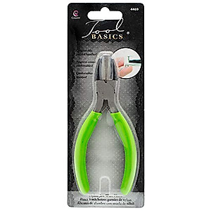 4469 Cousin Nylon Jaw Craft and Jewelry Pliers Green 5 1/2" 1