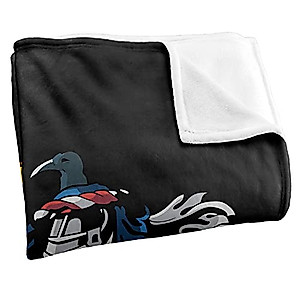 Harry Potter Ravenclaw Crest Black Silky Touch Super Soft Throw Blanket 36" x 58",Ravenclaw Crest