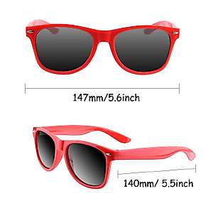 TUPARKA 72 Pack Party Sunglasses Neon Colors Sunglasses Bulk Goody Bag Fillers for Beach Birthday Party Pool Party Supplies