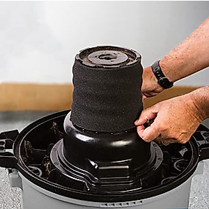 Amazon Basics 2.5 to 4 Gallon Foam Wet Filter 3-Pack, Black