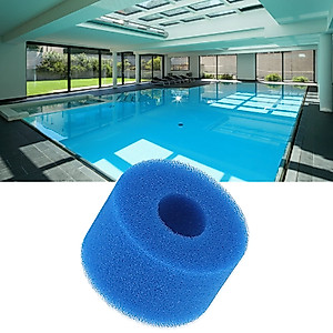 Zerodis Pool Filter Sponge Cartridge Reusable Washable Filter Sponge Cleaner for Swimming Pool Supplies Replacement Filter Pump Cartridge