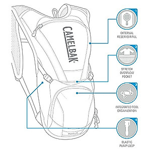 CamelBak ROGUE Hydration Pack, 85oz , Black/Graphite