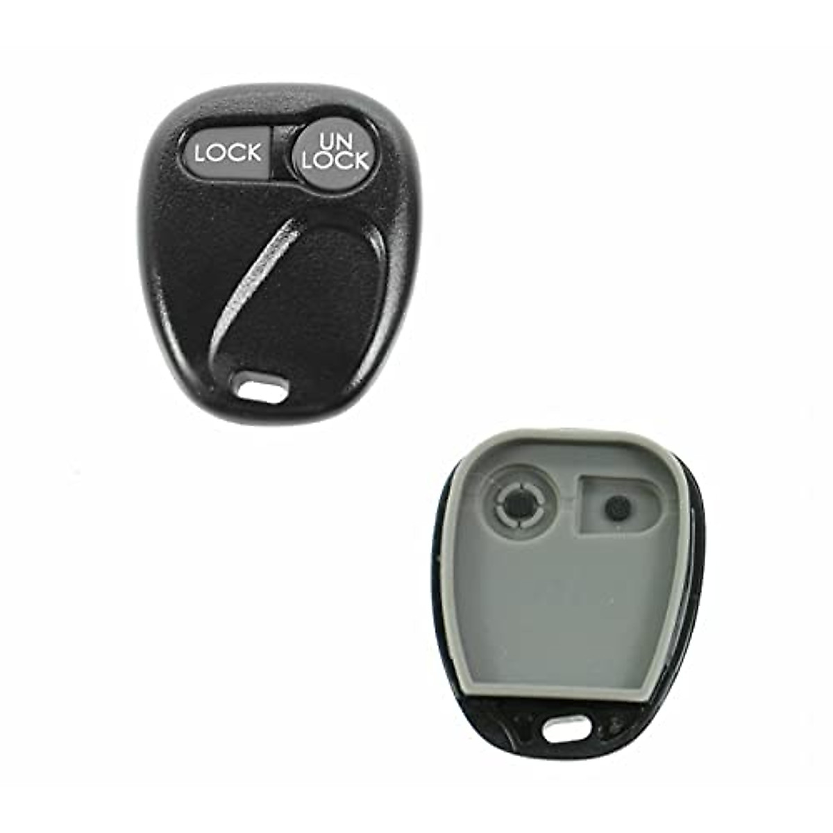 Keyless Entry Remote Fob Case and Insert for Cadillac Chevy Pontiac Saturn