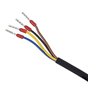 POCREATION RS485 5Pin Soil Sensor, PH NPK Temperature Tester, Humidity EC Sensor, Conductivity Detector Tester, Plastic+Steel+ for Watersaving Irrigation