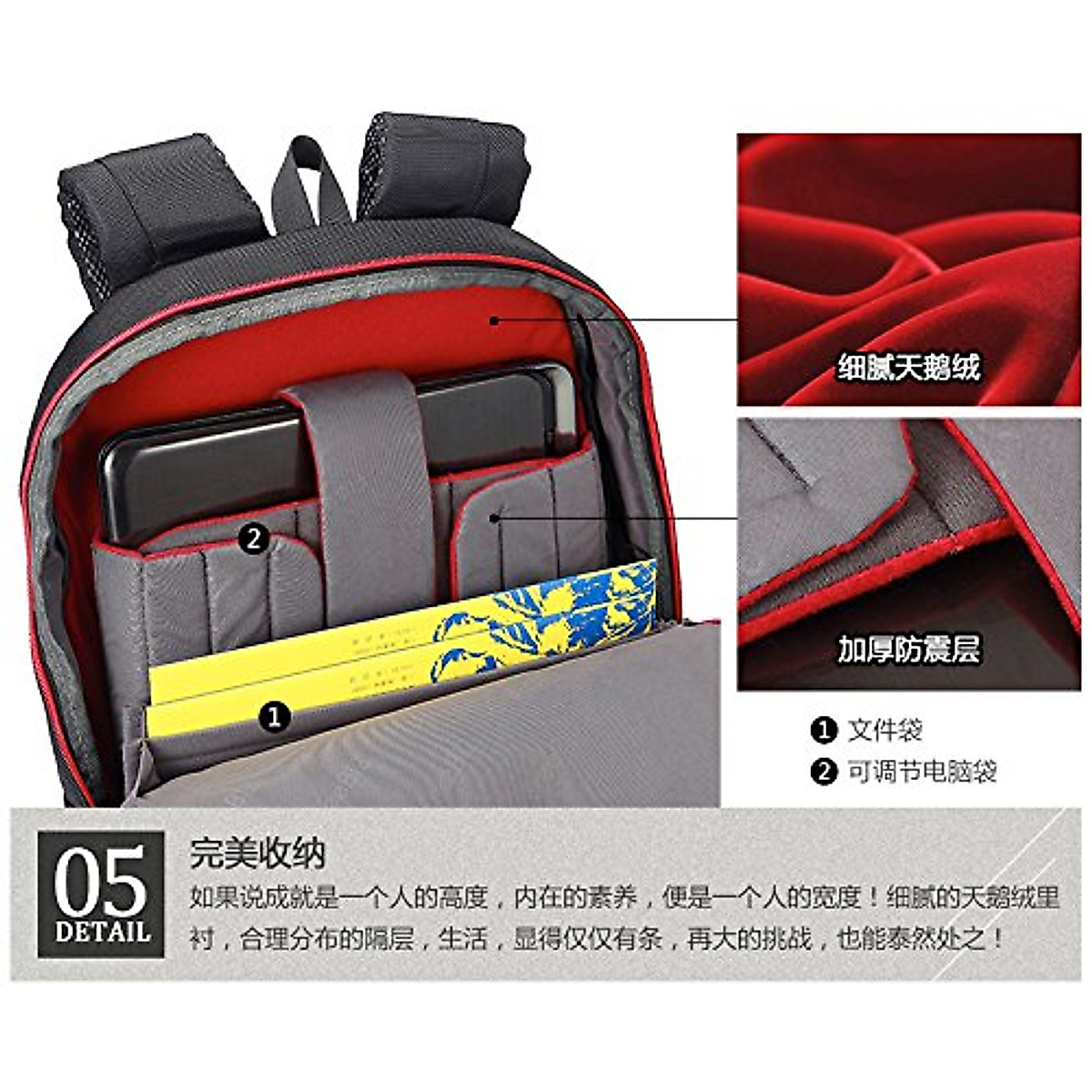 Freebiz Business, Travel & Sports Water Repellent Polyester Laptop Backpack With Adjustable Laptop Bag