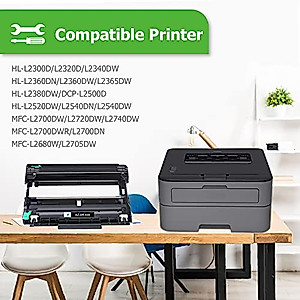 Aztech Compatible DR630 Drum Unit: Replacement for Brother DR630 DR 630 DR-630 MFC-L2700DW HL-L2300D MFC-L2740DW DCP-L2540DW HL-L2380DW HL-L2305W HL-L2320D HL-L2340DW HL-L2360DW Printer (2 Drum Unit)