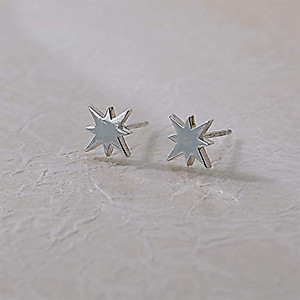 Boma Jewelry Sterling Silver Star Stud Earrings