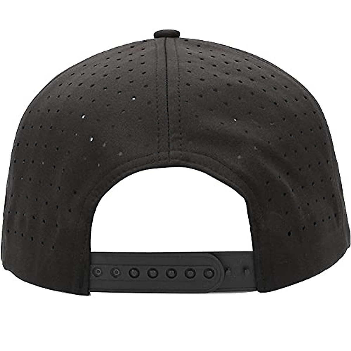 SHANKITGOLF Skull & Crossbones Golf Hat - Adjustable, Breathable, Snapback Trucker Hat - Funny Skull Cap, Perfect for Golfing, Hiking, Fishing, Running & Outdoor Activities (Black)