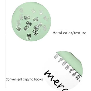 Katartizo Boxes Corner Bookmark Darts Thin Stainless Steel Mini Bookmarks 20 Pieces Metal Bookmarks Mixed Shapes for Reading, Page Mark, Students (Forest Element)