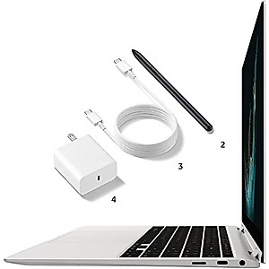SAMSUNG - Galaxy Book2 Pro 360 2-in-1 15.6” AMOLED Touch Screen Laptop - Intel 12th Gen Evo Core i7 1260P LPDDR5 Memory S Pen w/Mouse Pad – Silver (16GB RAM | 1TB SSD)