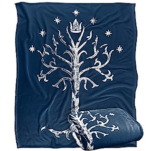The Lord of The Rings Blanket, 50"x60" Tree of Gondor Silky Touch Super Soft Throw Blanket