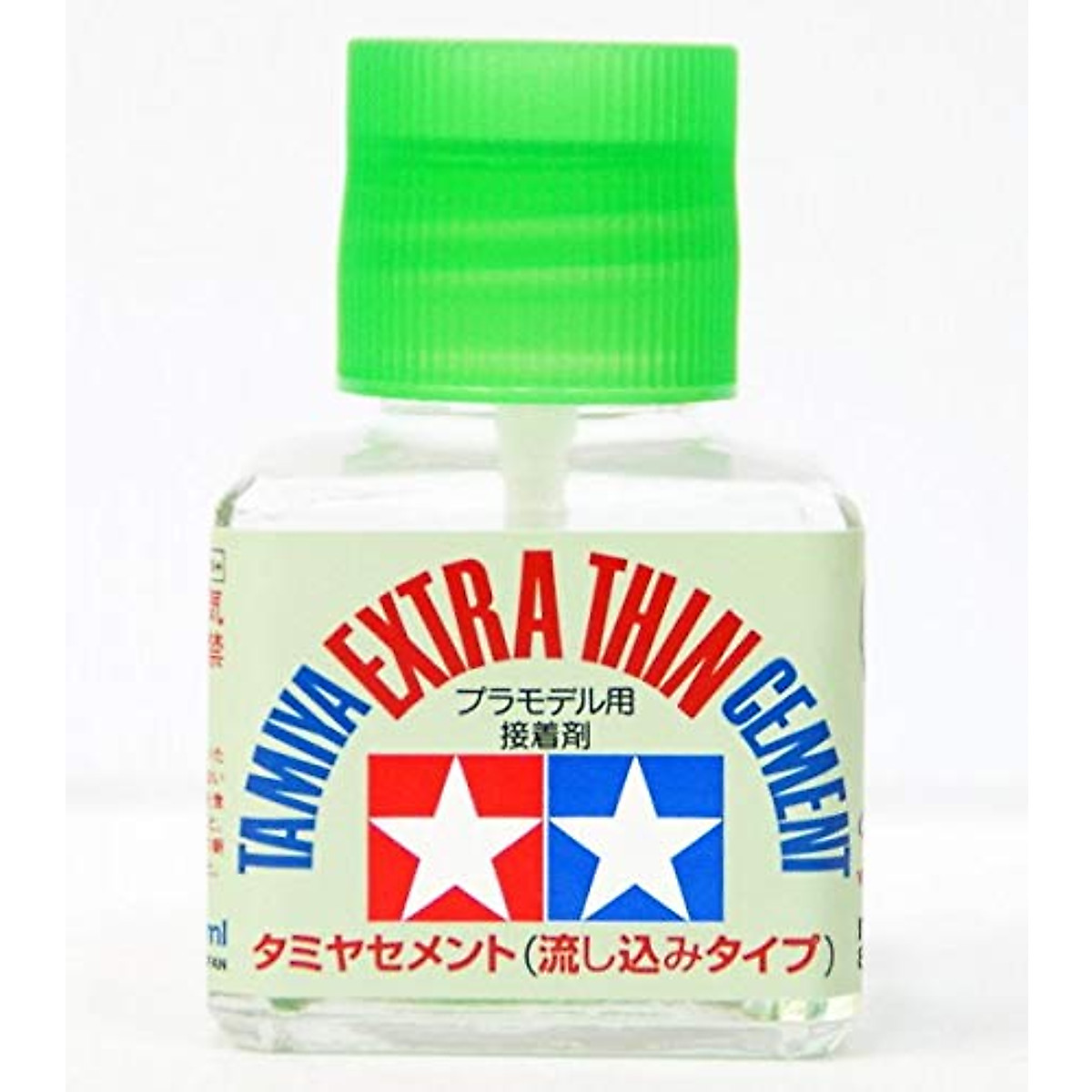Tamiya 87038 Extra Thin Cement Glue Fine Tip 40ml - 2 Pack