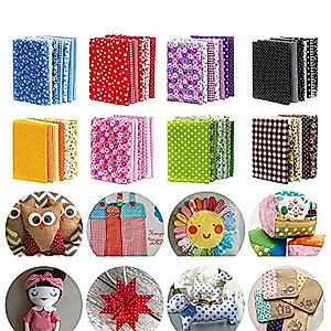 150Pcs 4" x 4" (10cm x 10cm) Cotton Craft Fabric Bundle Squares,Squares Sheets Patchwork,Pre-Cut Quilt Squares,DIY Sewing Quarters Bundle,Quilting Fabric Bundles