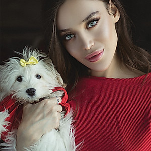 LuckyAmor Spinner Ring for Women Anxiety Relief,4mm width Puppy Pet Lovers Paw Print Ring Heart Ring Stainless Steel Fidget Rings for Anxiety for Women Stress Relief,Size 6-10 (8, Silver)