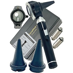 LED Otoscope Otoscope KIT Set 3.5V Plus Extra Specula Plus Extra Bulb LED Otoscope Otoscope Set with Hard LED Otoscope Student Home USE Cynamed