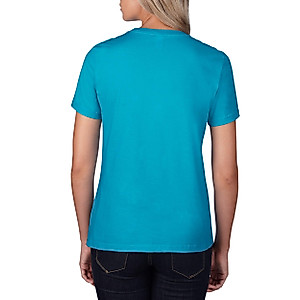 Anvil Ladies' Lightweight T-Shirt 2XL CARIBBEAN BLUE