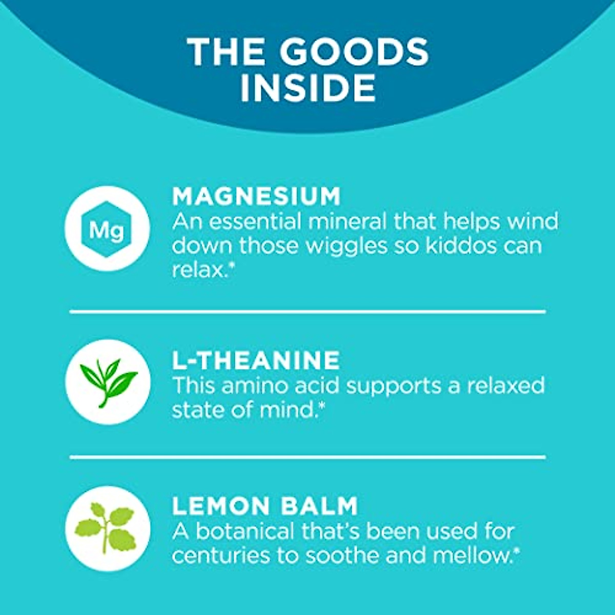 OLLY Kids Chillax, Magnesium Gummies Plus L-Theanine, Lemon Balm, Calm Chews for Kids 4+, Sherbet Flavor - 50 Count