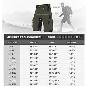 XKTTAC Men's Outdoor Quick Dry Lightweight Stretch Cargo Shorts for Hiking, Tactical, Casual, Fishing, Camping, Travel with 6 Pockets (Army Green, XX-Large)