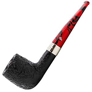 Peterson Pipes Dracula Series Irish Briar Pipe Red & Black X105